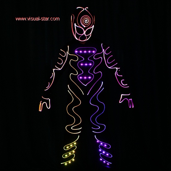 led suits,led costume,led lighted costumes
