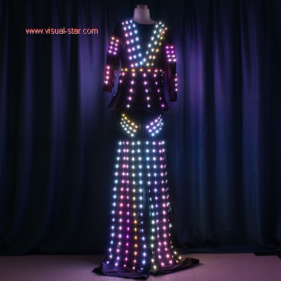 Led predator costume,led robot,led costume