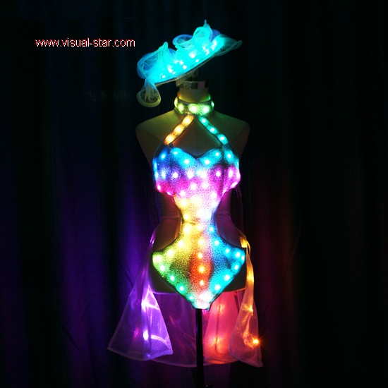 Led dresses,light up skirt,led light dress