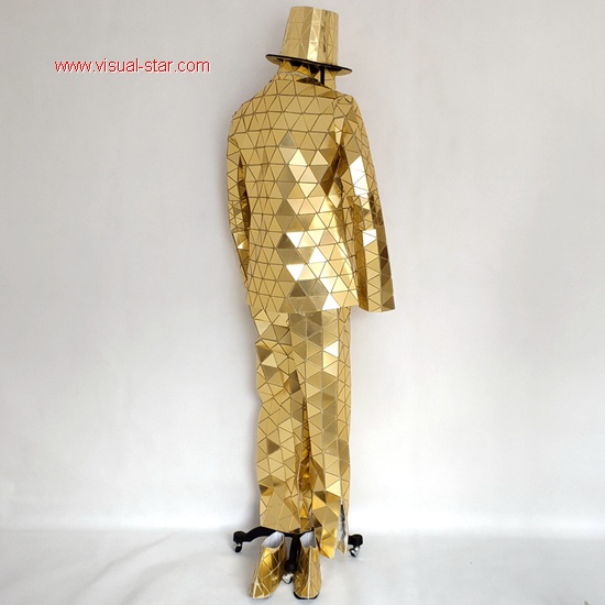 mirror man dance,mirror costume,mirror man
