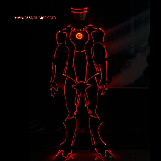 Iron man costume,led costume,led tron costume