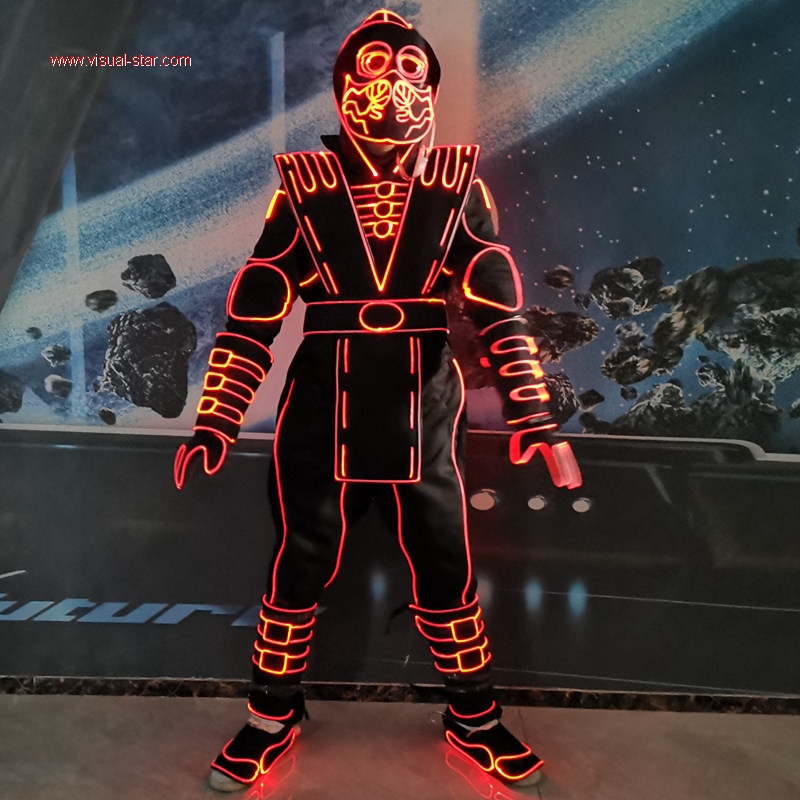 tron dance,led costumes,led suit