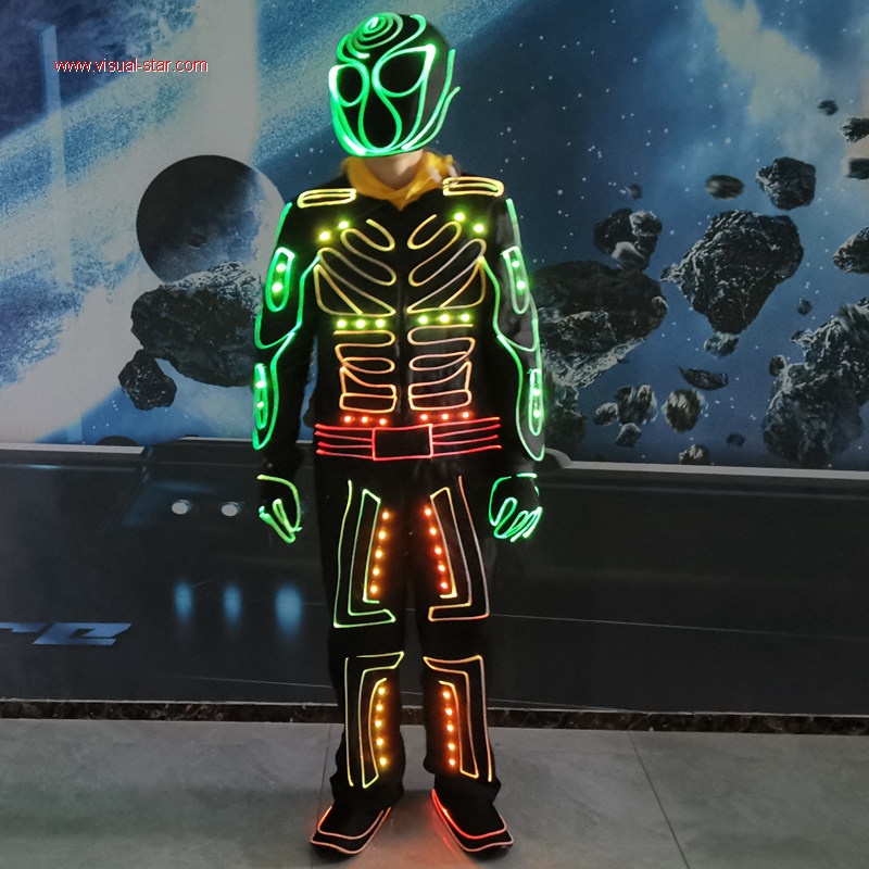 led clothes,led costumes,led light suit