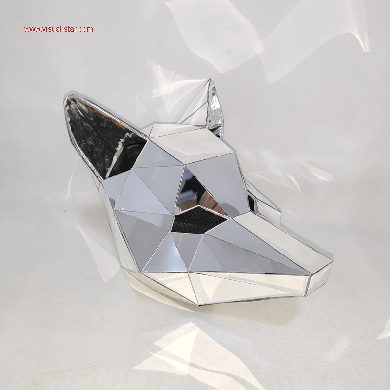 fox helmet,mirror helmet,DJ helmet