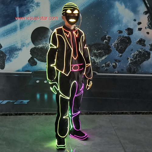 Led costumes,led outfit,glow in dark