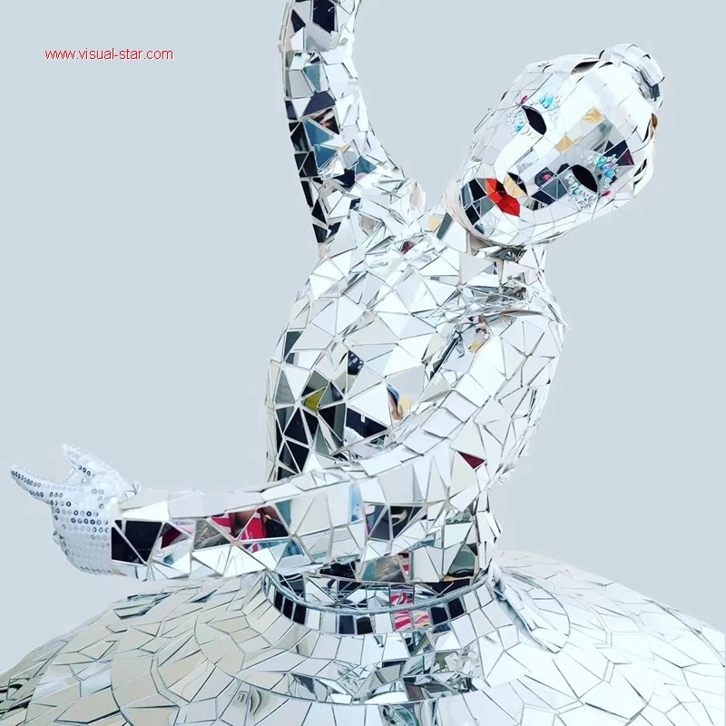 mirror ballerina,disco ballerina,ballerina performance costume