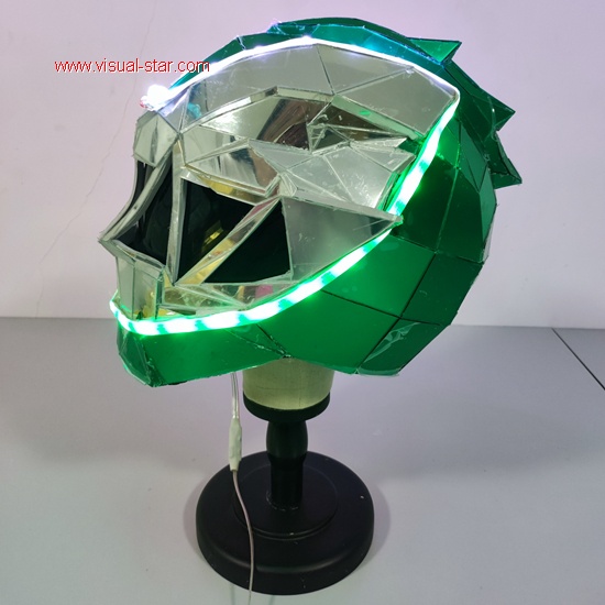 DJ heads,performance props,mirror headwear