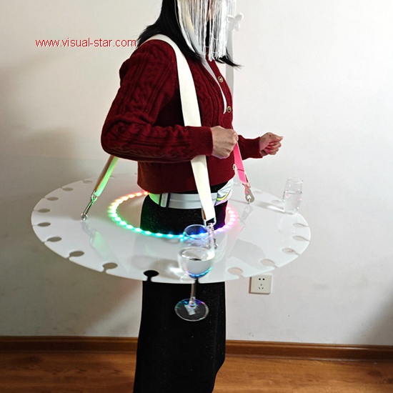 champagne girl,candy girl,wearbale table