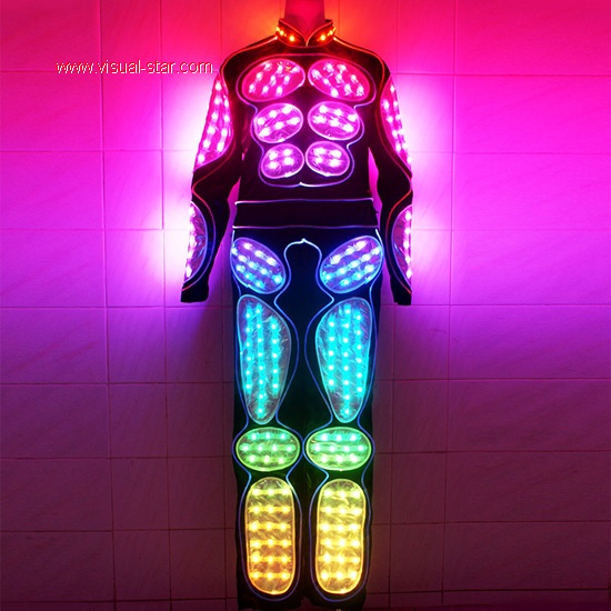 Led dance suit,led dance costumes,light up suits