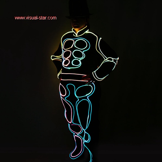 light up tron costumes,light balance,led suit