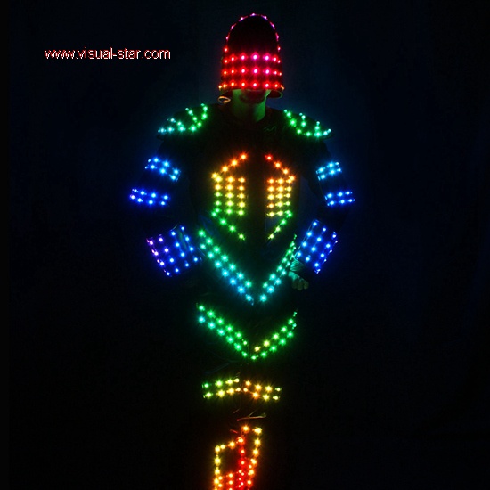 Led clothing,led light clothing,light up suit
