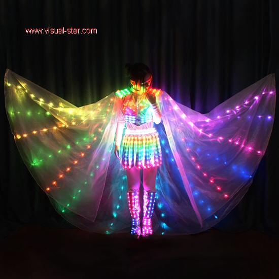 dress lighting,glow costumes,light up dress