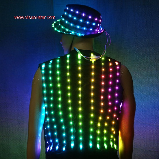 Led jacket,led hat,led vest
