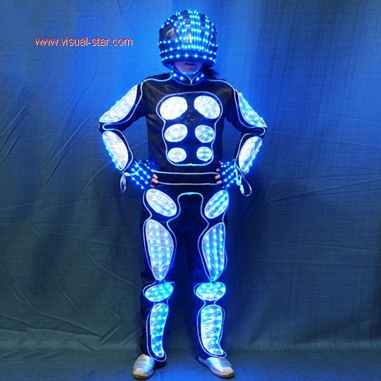 pixel suit,light up costume,led robot suit
