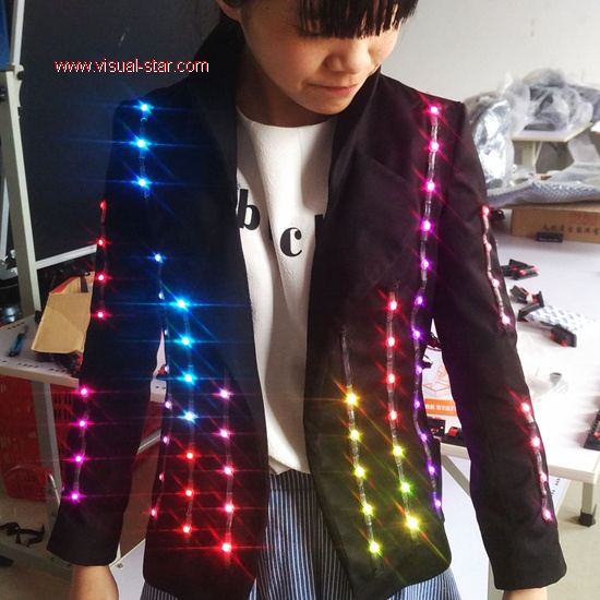 Led jacket,led suit,light up suit