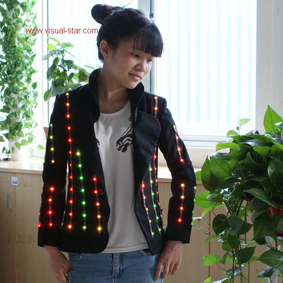 Led jacket,led suit,light up suit