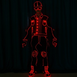 light up costume,luminous costume,led dance suit