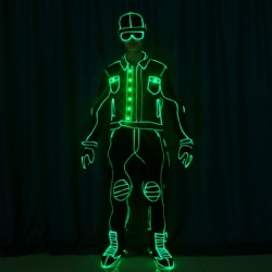light up costume,luminous costume,led dance suit
