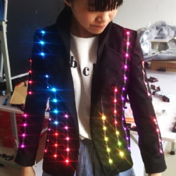Led jacket,led suit,light up suit